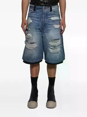 EARTHLING VIP Stacked Denim Shorts