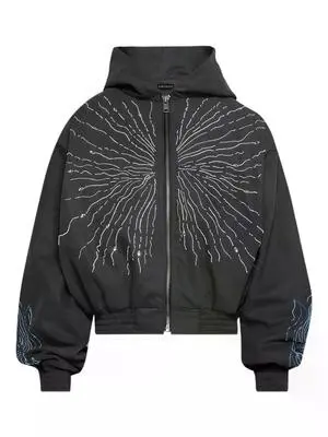 EARTHLING VIP Starseed Zip-up Hoodie - Black
