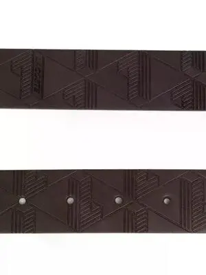 Lacoste Monogram Leather Belt