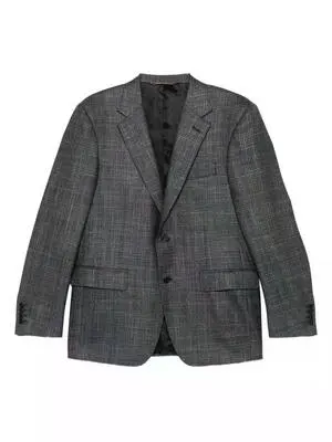 Canali Checked Blazer - Grey