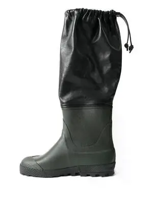 RIER Leather-top Rain Boots