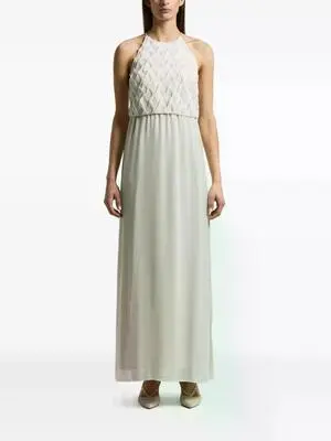 Peserico Pleated Maxi Dress