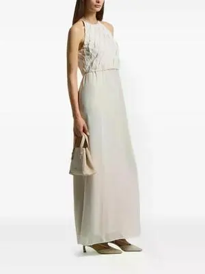 Peserico Pleated Maxi Dress