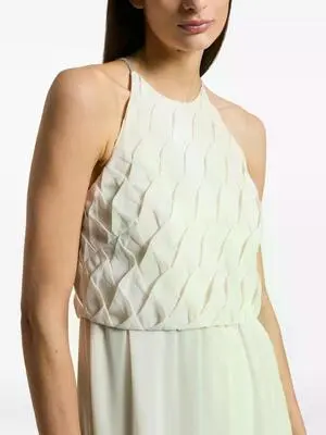 Peserico Pleated Maxi Dress