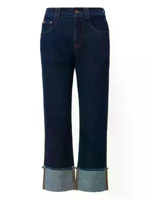 NO44 Persona Cuffed-hem Jeans