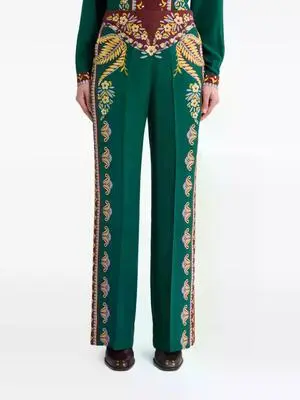 Etro Floral-print Trousers