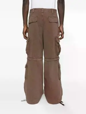 ERL Layered Cargo Trousers - Brown