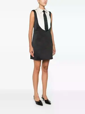 Elisabetta Franchi Point-collar Sleeveless A-line Dress