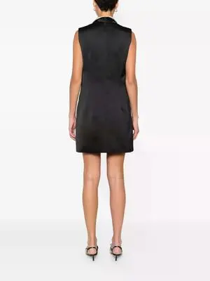 Elisabetta Franchi Point-collar Sleeveless A-line Dress
