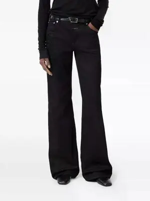 Closed Embroidered High-rise Flared Jeans
