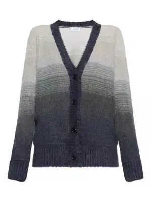 Off-white V Neck Cardigans For Women