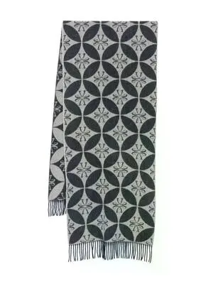 Jacob Cohen Geometric-pattern Scarf - Grey
