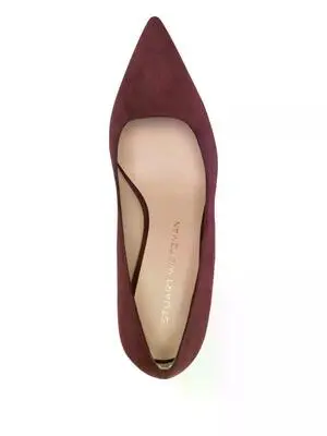 STUART WEITZMAN Pointed-toe Suede Pumps