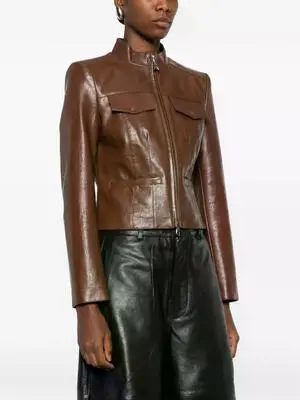 Patrizia Pepe Zip-front Flap-pocket Jacket