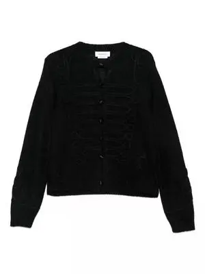 Alexander McQueen Braided-detail Button Cardigan