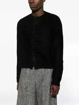 Alexander McQueen Braided-detail Button Cardigan