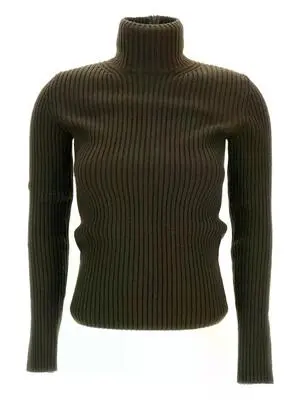 Max Mara Ribbed Turtleneck Sweater