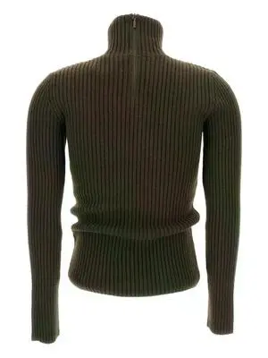 Max Mara Ribbed Turtleneck Sweater