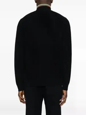 Paul Smith Ribbed Zip-neck Sweater