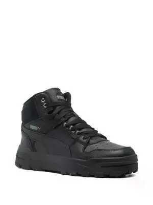 PUMA Rebound Leather High-top Sneakers