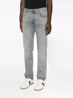 Jacob Cohen Embroidered-pocket Straight Leg Jeans