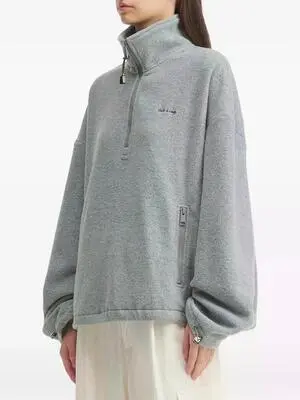 TOUT A COUP Half-zip Fleece Sweatshirt