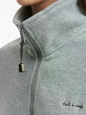 TOUT A COUP Half-zip Fleece Sweatshirt