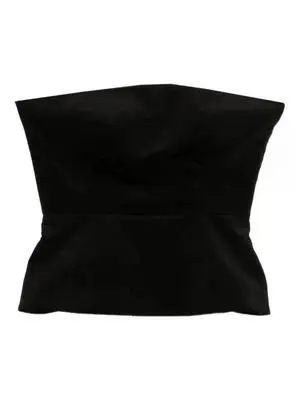 P.a.r.o.s.h Strapless Peplum Top