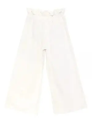 MOTHER High-waist Wide Leg Drawstring Jeans