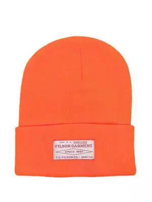 Filson Logo-patch Beanie - Orange
