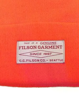 Filson Logo-patch Beanie - Orange