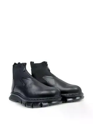 Dr. Martens 14xx Qubist Zip-Front Boots - Black - 77% Off