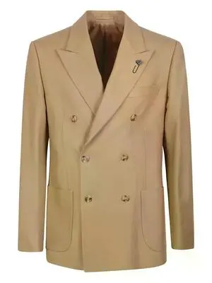 LARDINI Wool Double-breasted Jacket