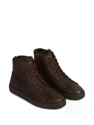 HENDERSON BARACCO Boris Leather High-top Sneakers
