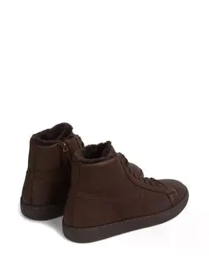 HENDERSON BARACCO Boris Leather High-top Sneakers