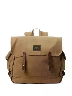 Ralph Lauren Canvas Flap Backpack - Neutrals