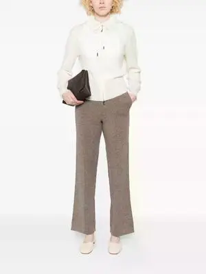 GOTHA Wide-leg Knit Pants With Side Pockets