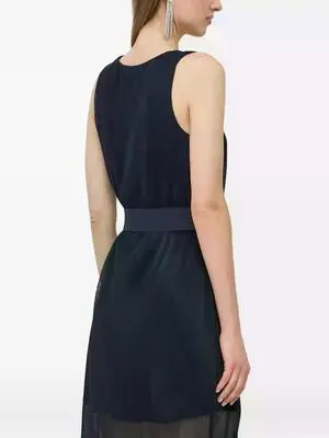 Armani Exchange Sleeveless Belted Dress