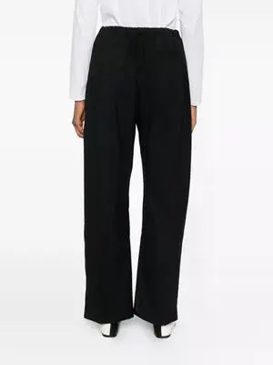 6397 Elasticated-waistband Straight-leg Trousers