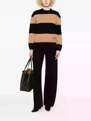 A.p.c. Striped Wool Sweater