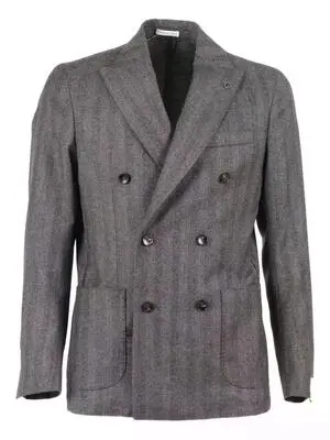 BRERA Herringbone Double-breasted Blazer