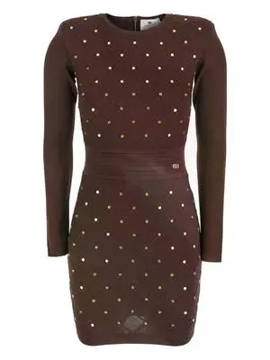 Elisabetta Franchi Crewneck Cocktail Dresses