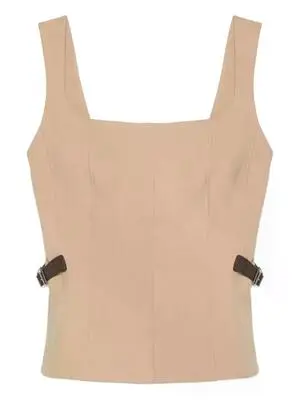Simkhai Square-neck Sleeveless Top
