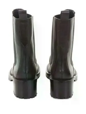 GUGLIELMO ROTTA Elastic-panel Leather Chelsea Boots