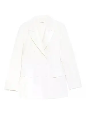 P.a.r.o.s.h Double-breasted Peak-lapels Blazer - White