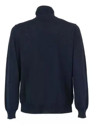 KANGRA Turtleneck Wool Sweater - Blue
