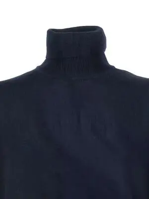 KANGRA Turtleneck Wool Sweater - Blue