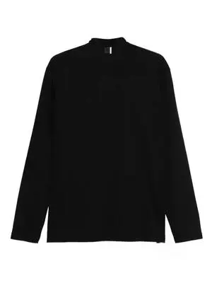LOW BRAND Button-placket Henley Top