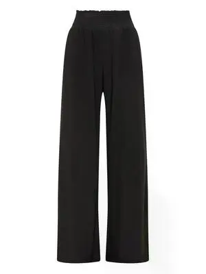Malìparmi Elastic-waist Wide-leg Trousers - Black