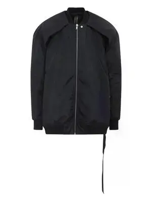 Rick Owens Padded Zip-front Bomber Jacket - Black